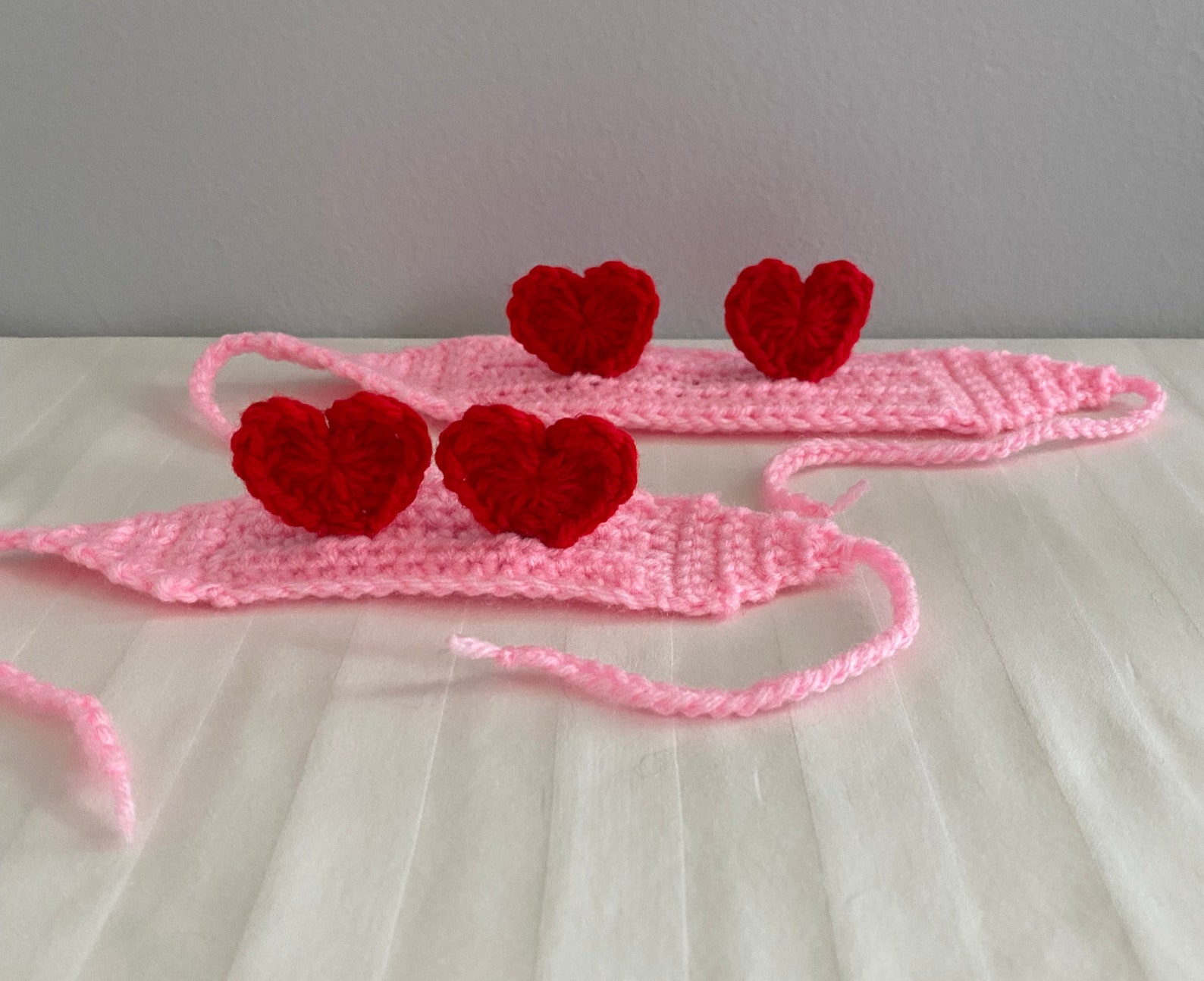 Valentine's Day Crochet Heart Hat for Cats and Dogs - Etsy
