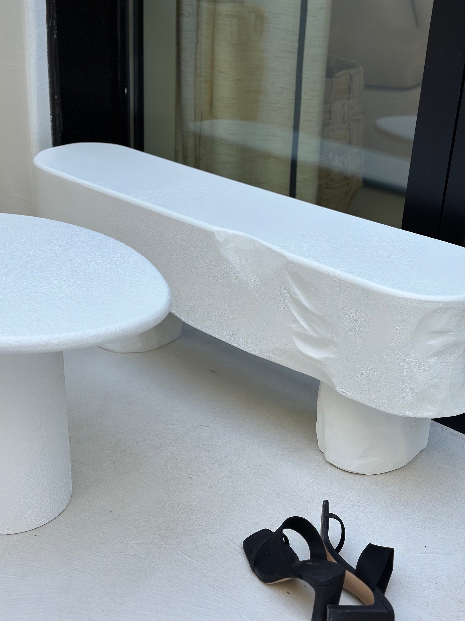 Flintstone’s Foot Bench | Seat | Chair | Ottoman | Coffee Table - Etsy