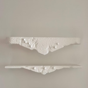 Ruins Wall Shelf Set of 2 | Floating Wavy Shelf - Etsy