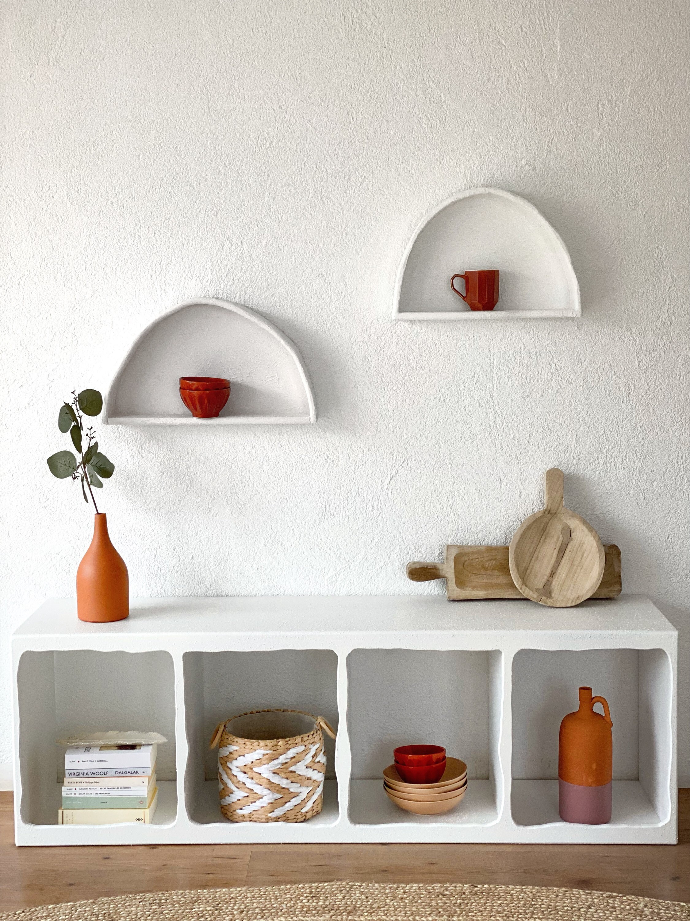 Antique Petra Decorative Arch Wood Shelf - Etsy