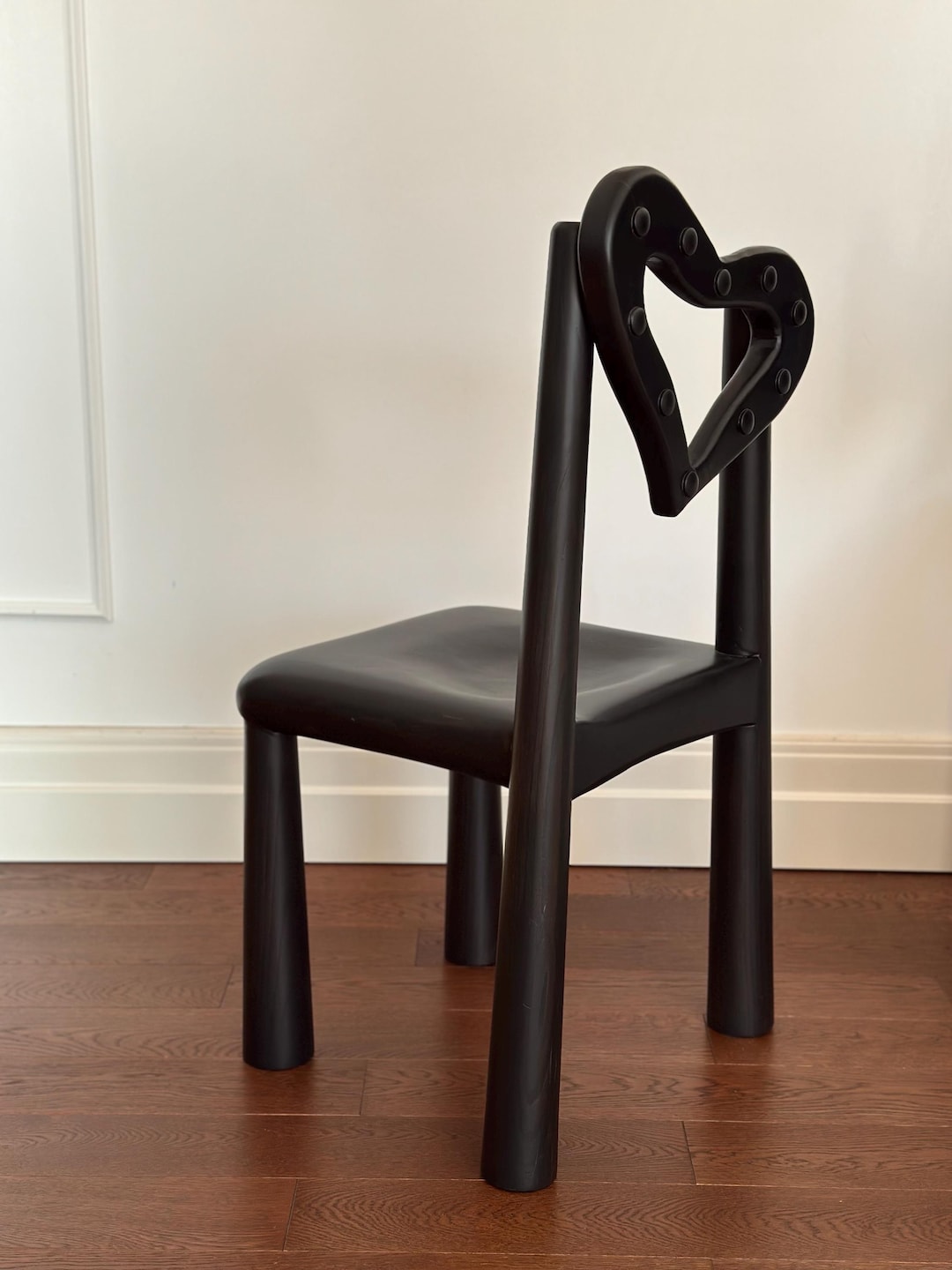 Heart Chair-set of 2 Wood Chair Dining Chair - Etsy