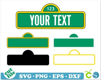 Sesame Street Sign - Etsy