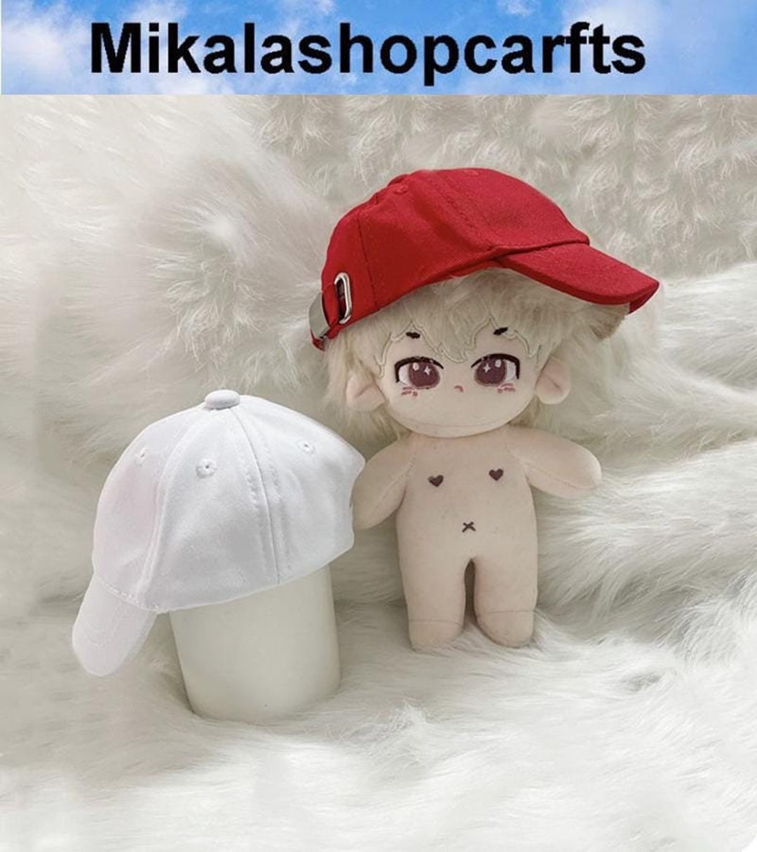 20cm Cotton Doll Baseball Cap, Cute Doll Colorful Cap, Doll Clothing ...