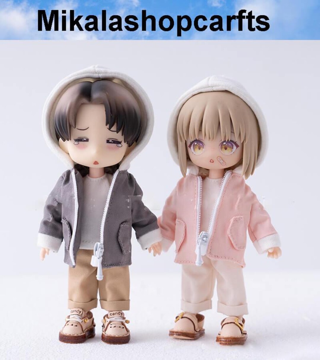 Ob11 Doll Overcoat,1/12 BJD Doll Hooded Coat,obitsu11 Doll Fashion ...