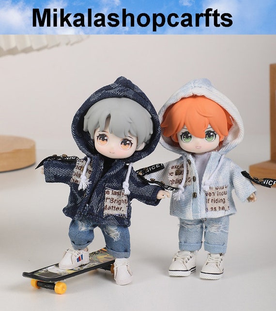 Ob11 Dolls Clothes cute Ob11 Doll Jackets 1 12 BJD Jacket nendoroid Denim Coat gsc Molly P9 Clothes bjd Cloth OB11 Cloth Etsy Australia