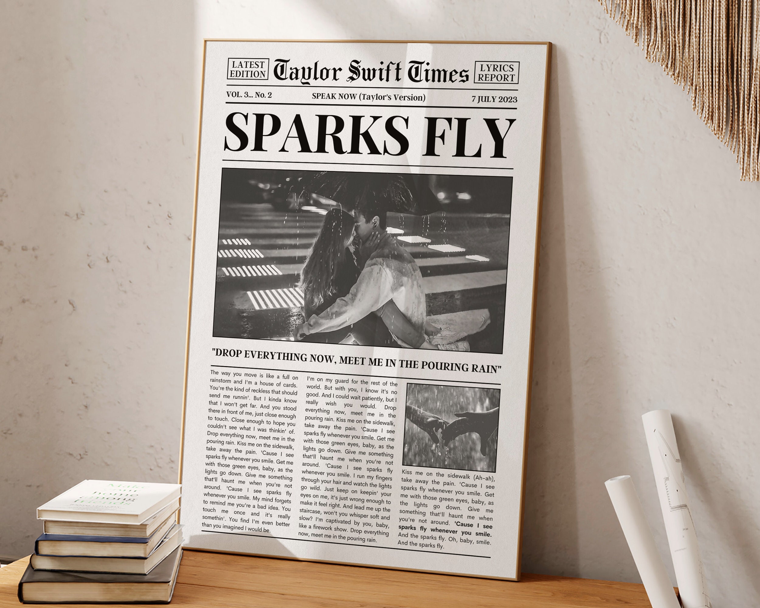 Taylor Swift Sparks Fly Lyrics