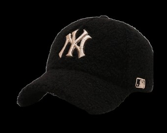 Fuzzy New York NY Yankees Adjustable Hat - Etsy