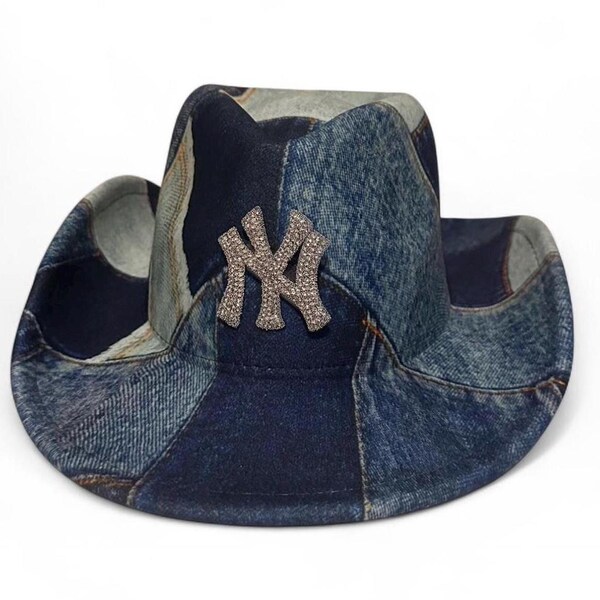 New York Yankees Cowboy Hats - Etsy