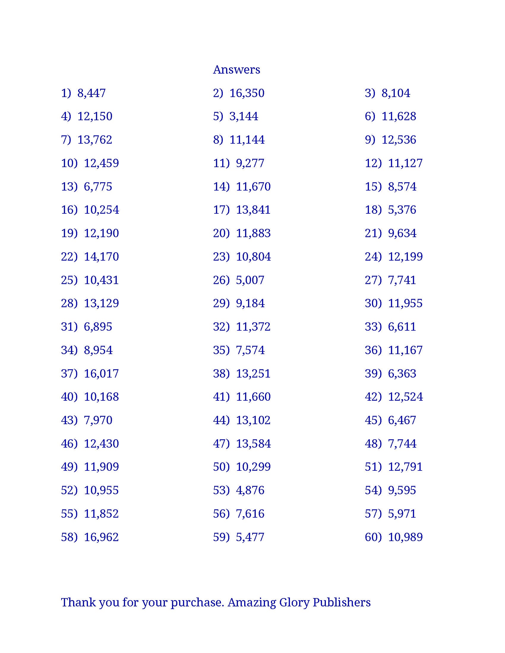 30 MATH ADDITION WORKSHEETS, 450 Math Problems, 38 Printable Pages, 8 ...