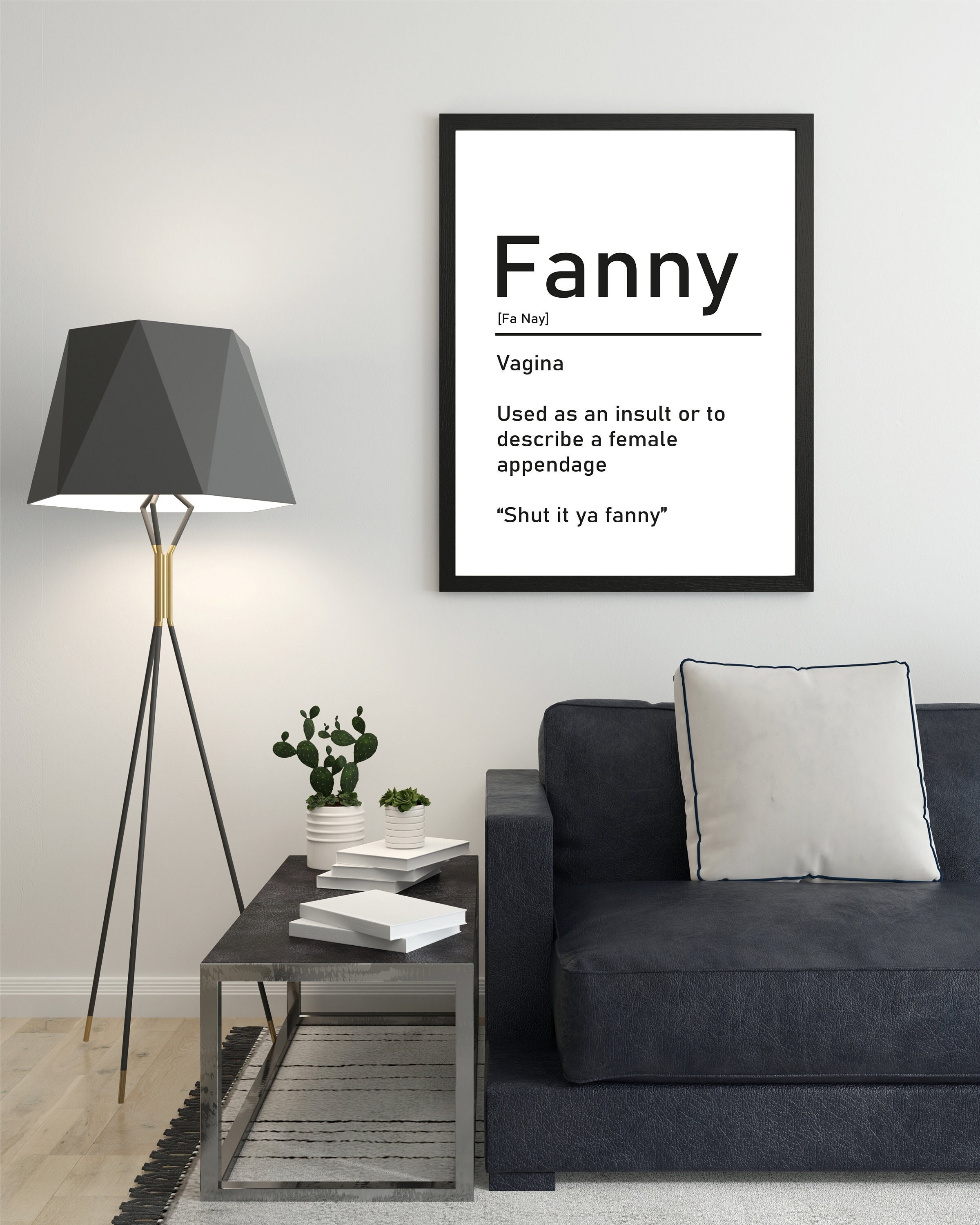 Scottish Definition of Fanny Printable / Scottish Insult / Scottish ...