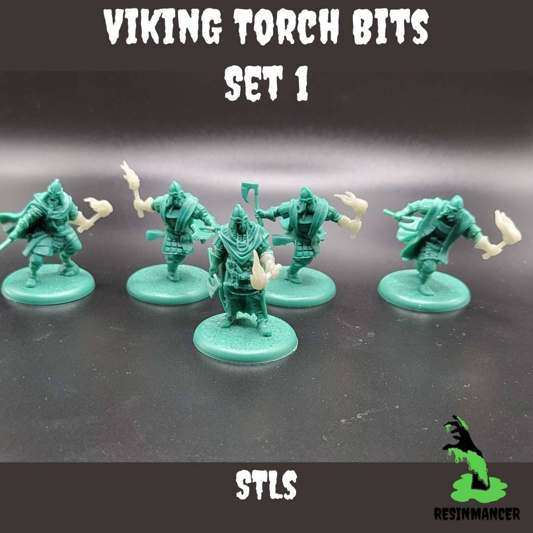Viking Torch Bits Set Bundle | Stls | 32mm | ASOIAF - Etsy