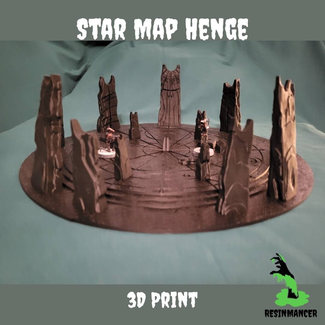 Star Map Henge Terrain | Legion | 3D Print - Etsy
