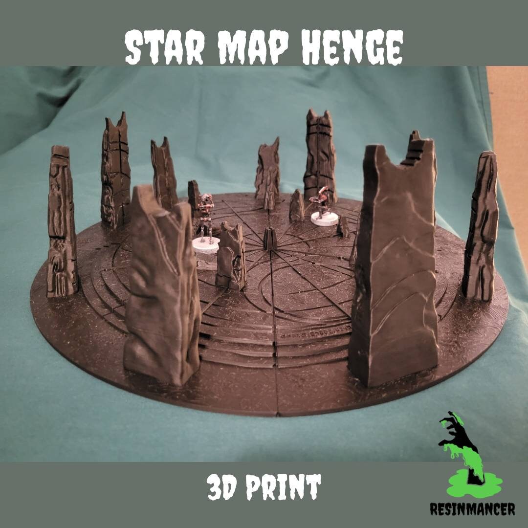Star Map Henge Terrain | Legion | 3D Print - Etsy