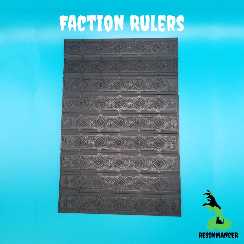 6 Inch Faction Rulers | 3D Prints | ASOIAF - Etsy