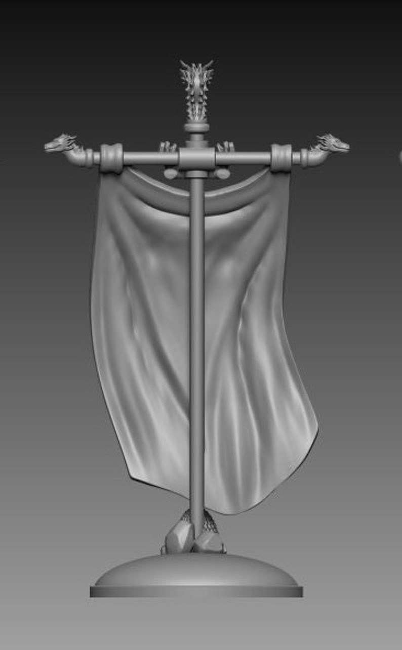 Targaryen Banner STL ASOIAF - Etsy