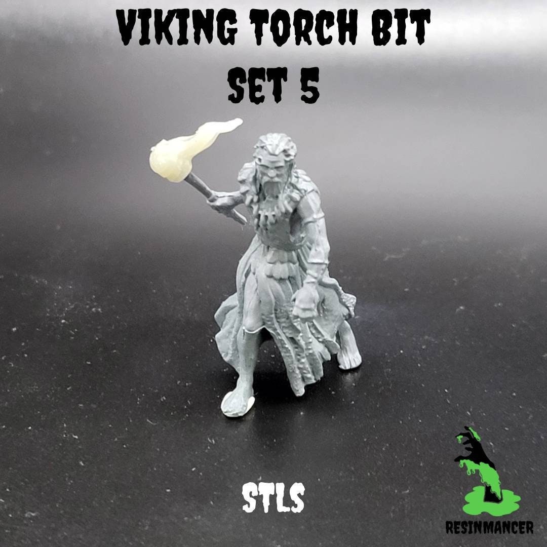 Viking Torch Bits Set 5 Stls 32mm ASOIAF - Etsy