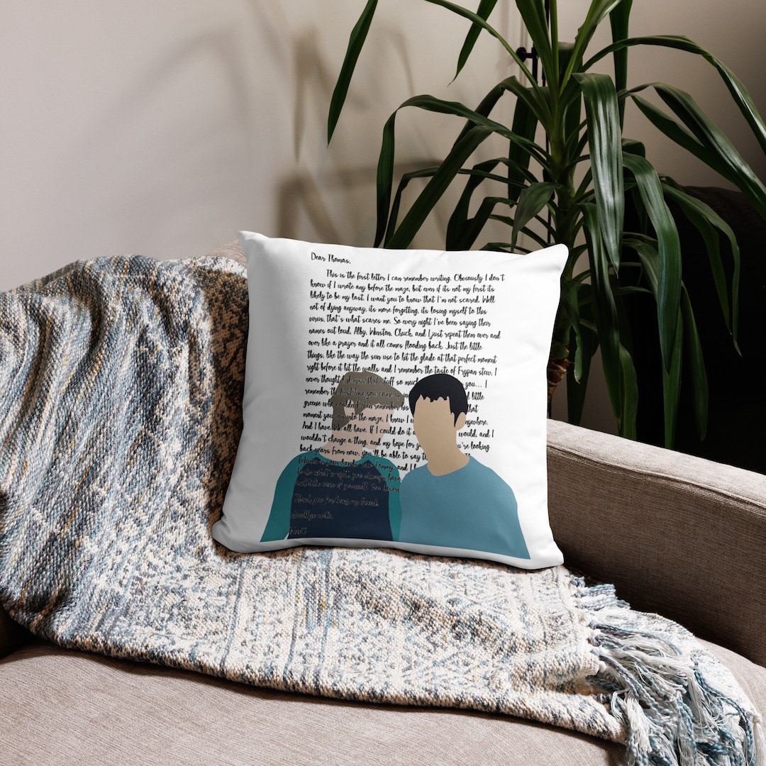 Newt and Thomas the Maze Runner Newts Letter Pillow Case - Etsy New Zealand
