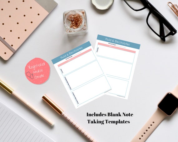 Blank Electrolyte Chart