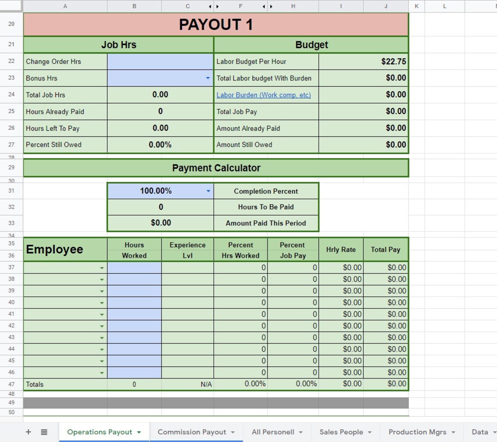 Piece Rate Calculator - Etsy