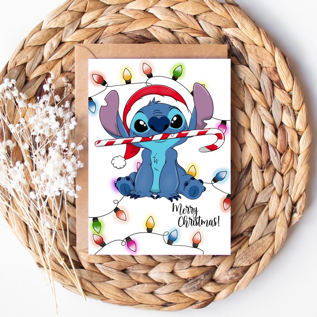 Lilo and Stitch merry Christmas Poster Disney Fan Art - Etsy