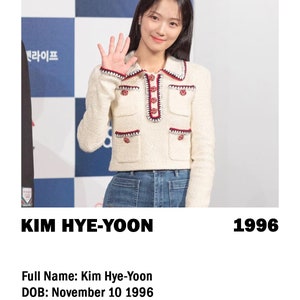 Kim Hye-yoon Aesthetic 6x4" Minimalist-style Poster Print - Etsy