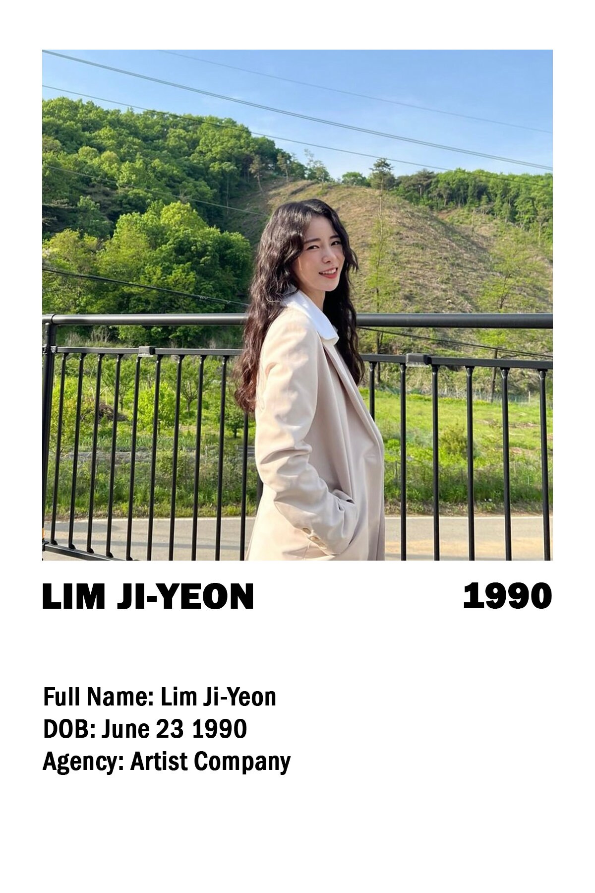 Lim Ji-yeon Aesthetic 6x4 Minimalist-style Poster Print - Etsy