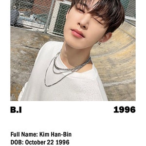 B.I Aesthetic 6x4" Minimalist-style Poster Print - Etsy