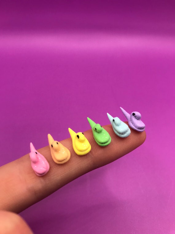 Mini Food Peeps Miniature Dollhouse Foods Easter Peeps Sweet | Etsy