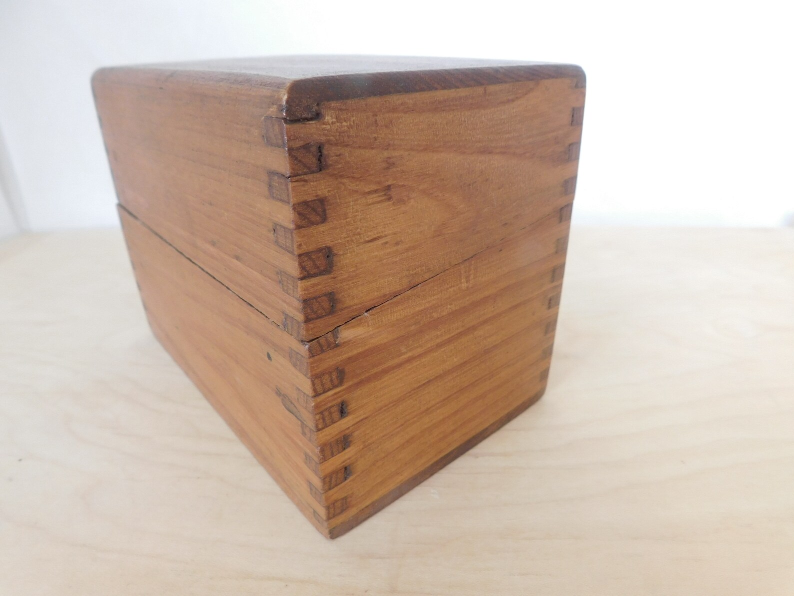 Vintage Recipe Box, Wood, Kitchen, Storage, Organization, Home Decor ...