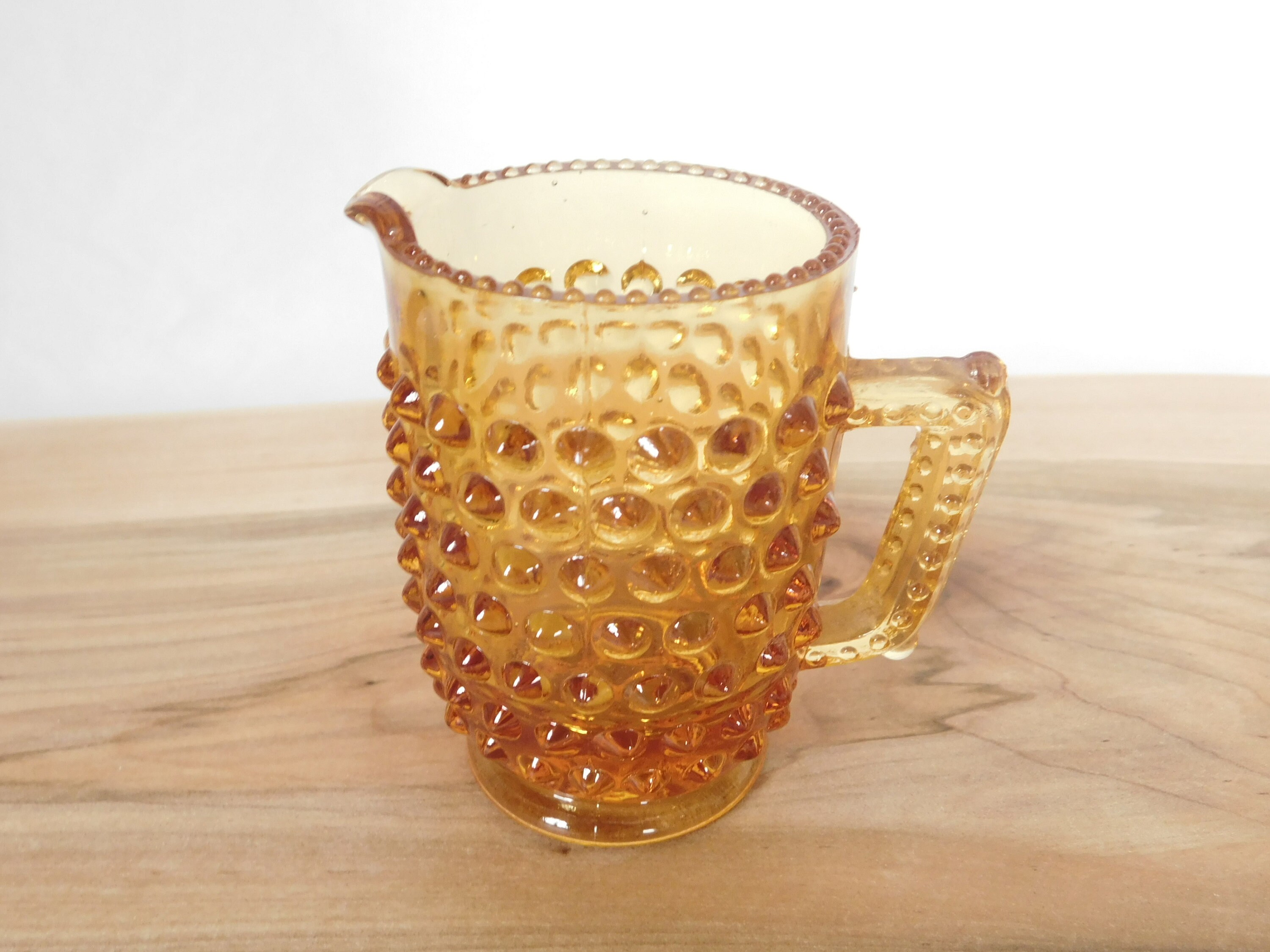 Vintage Creamer, Gold, Glass, Fenton, Collectible, Small Creamer, 2 ...