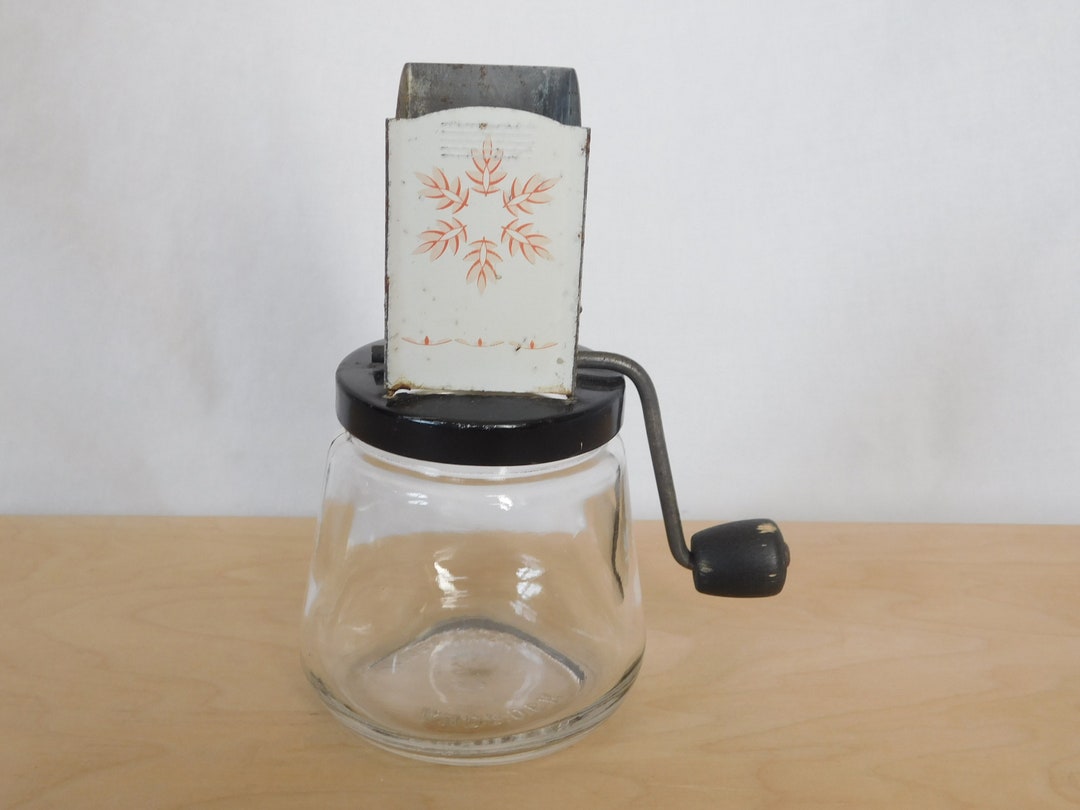 Vintage Nut Grinder, Nut Chopper, Spice Chopper, Red Snowflake, Androck ...