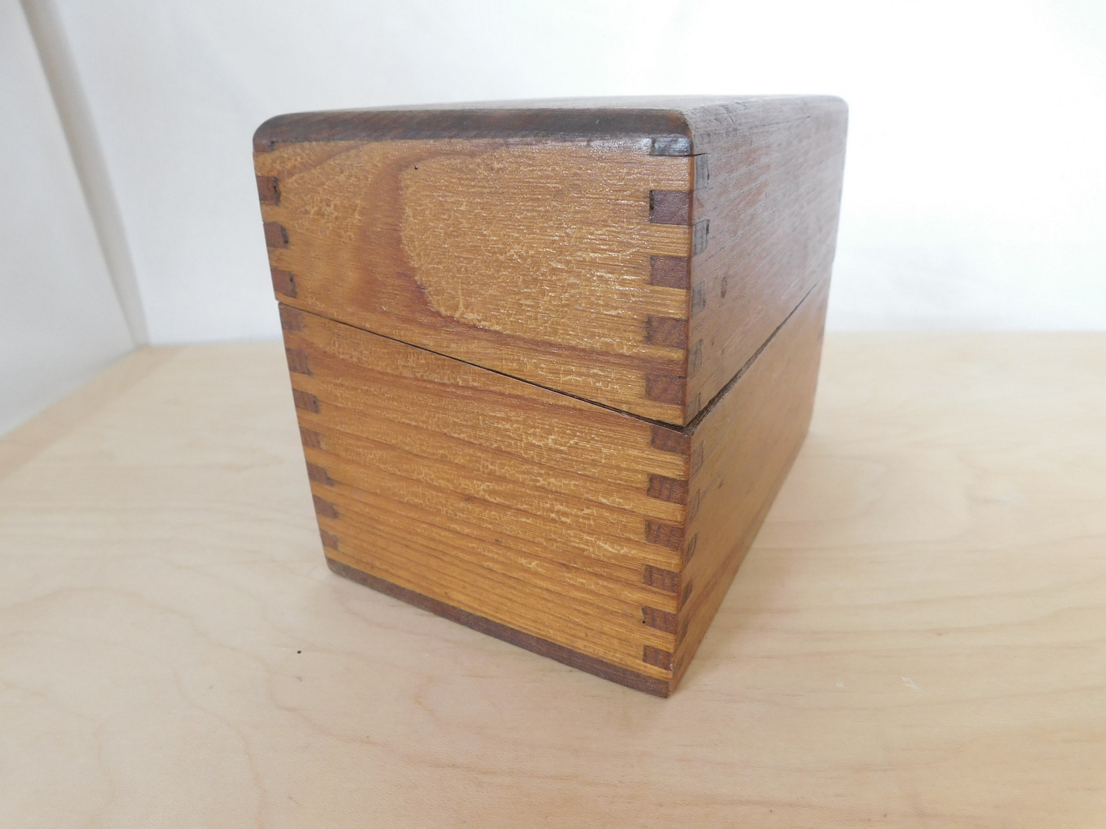 Vintage Recipe Box, Wood, Kitchen, Storage, Organization, Home Decor ...
