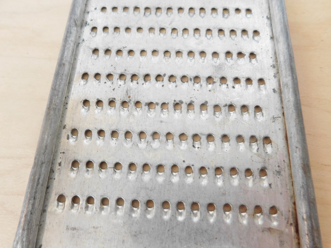 Vintage Shredder Fine Grater Small Holes the Wonder - Etsy