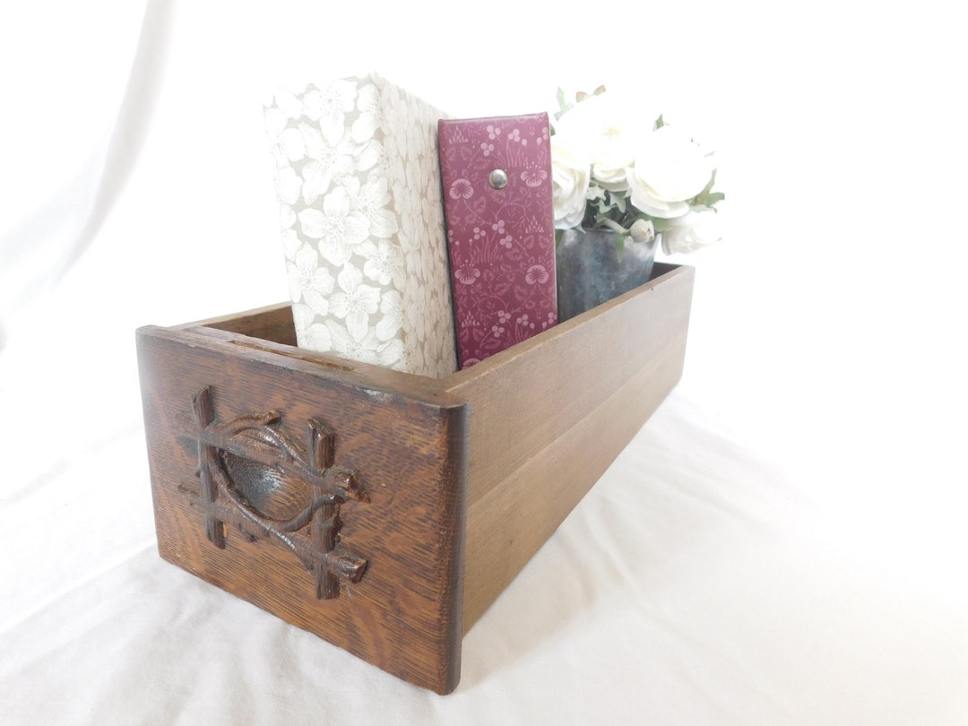 Vintage Drawer, Wood, Ornate, Wood Box, Storage, Display, Home Decor ...