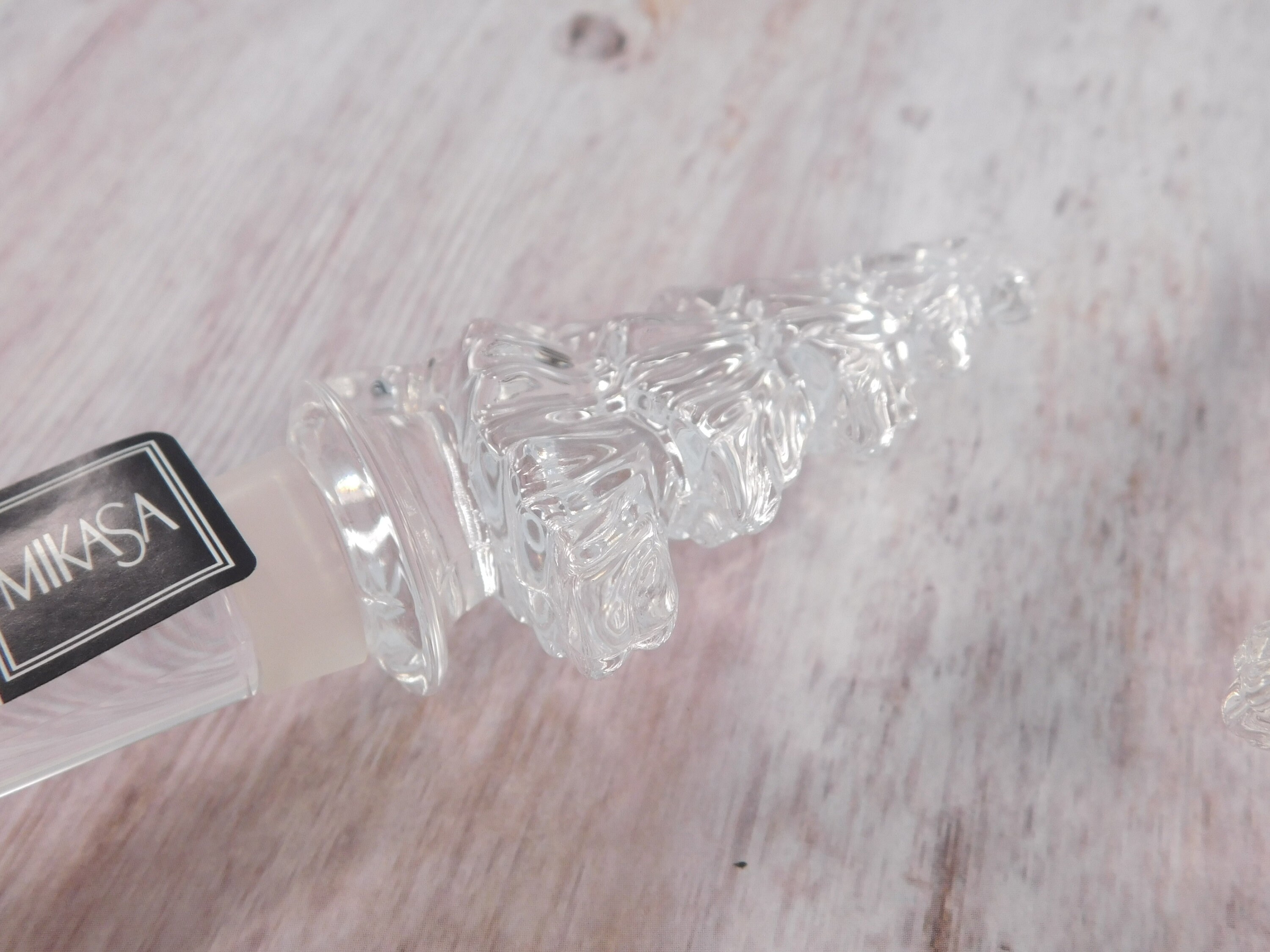 Tree Wine Stoppers Mikasa Crystal Stoppers Christmas Wine - Etsy