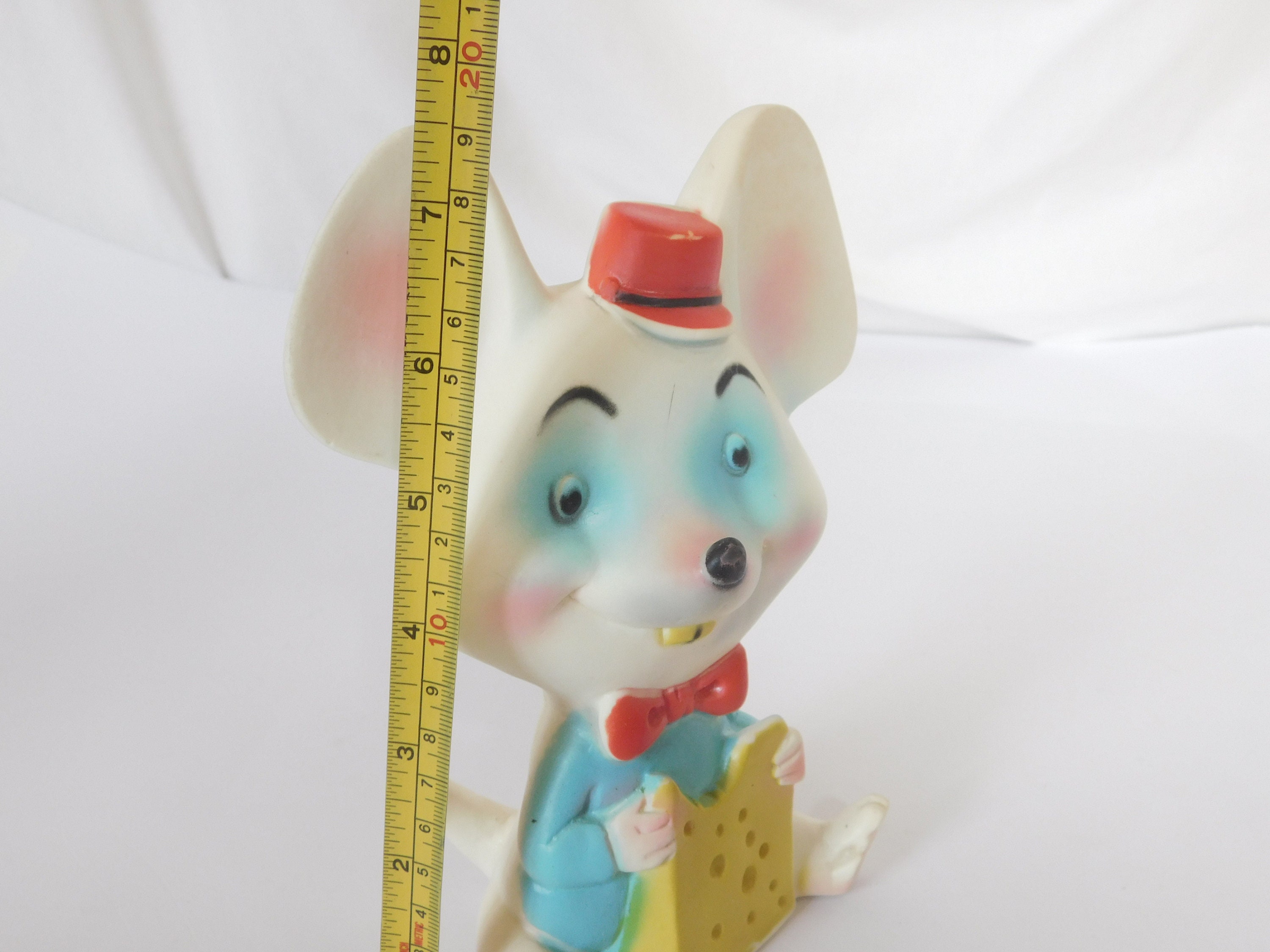 Vintage Squeak Toy Mouse With Cheese Alan Jay Clarolyte - Etsy