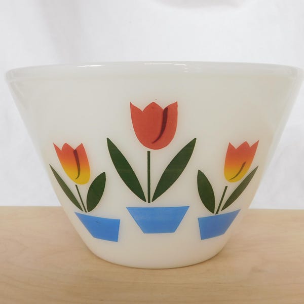 Fire King Tulip - Etsy