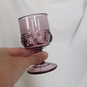 Vintage Cordials, Set of 4, Light Purple, Kings Crown, Thumbprint ...