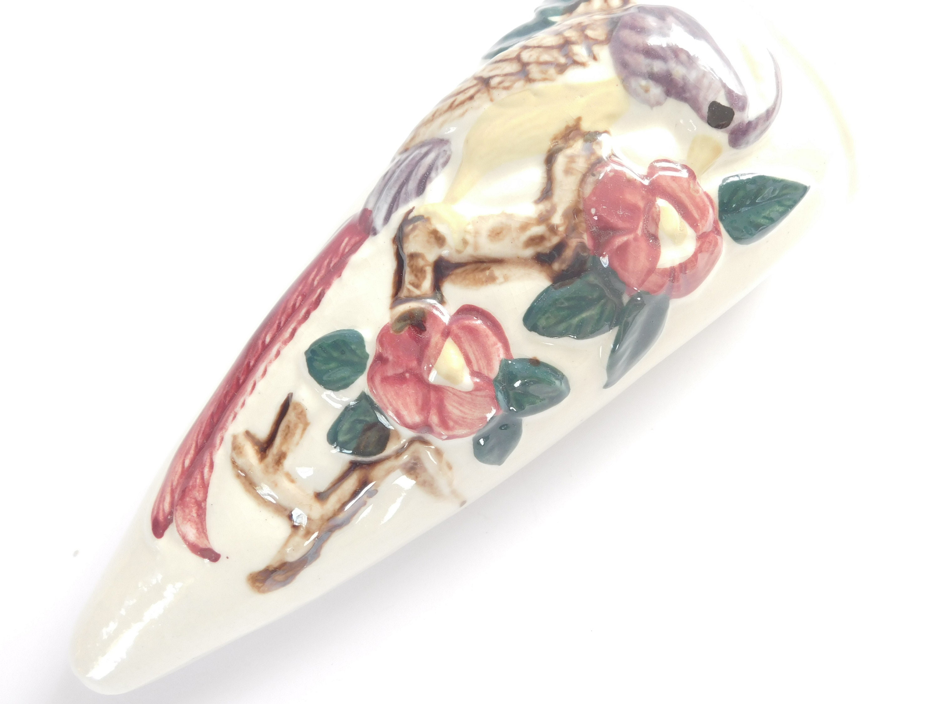 Vintage Wall Pockets Bird Art Decor Wall Vase Wall Hanging - Etsy