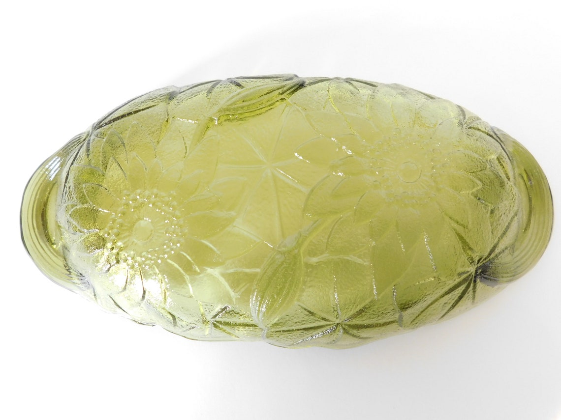 Vintage Relish Dish Flower Dish Indiana Glass Lily Pons - Etsy
