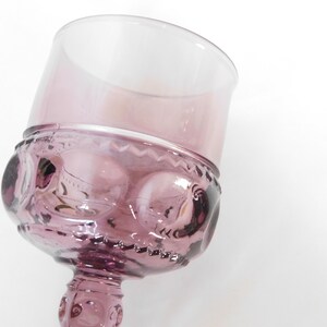 Vintage Cordials, Set of 4, Light Purple, Kings Crown, Thumbprint ...
