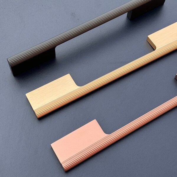 Brass Linear Handle - Etsy UK