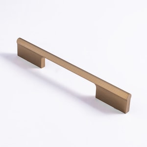 Straight Knurled Handle Linear Pull & Knob Fluted Cupboard Pull Handles ...