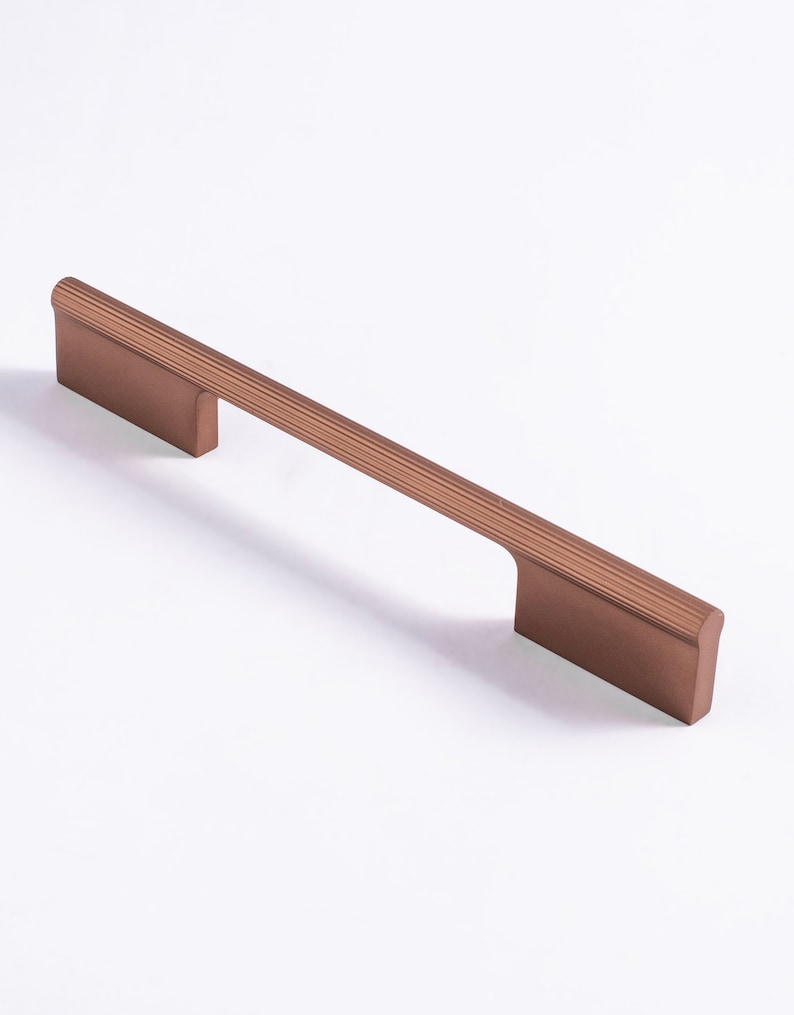 Straight Knurled Handle Linear Pull & Knob Fluted Cupboard Pull Handles ...