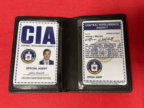 Carta d'identità CIA plastica PVC con portafoglio in - Etsy Italia