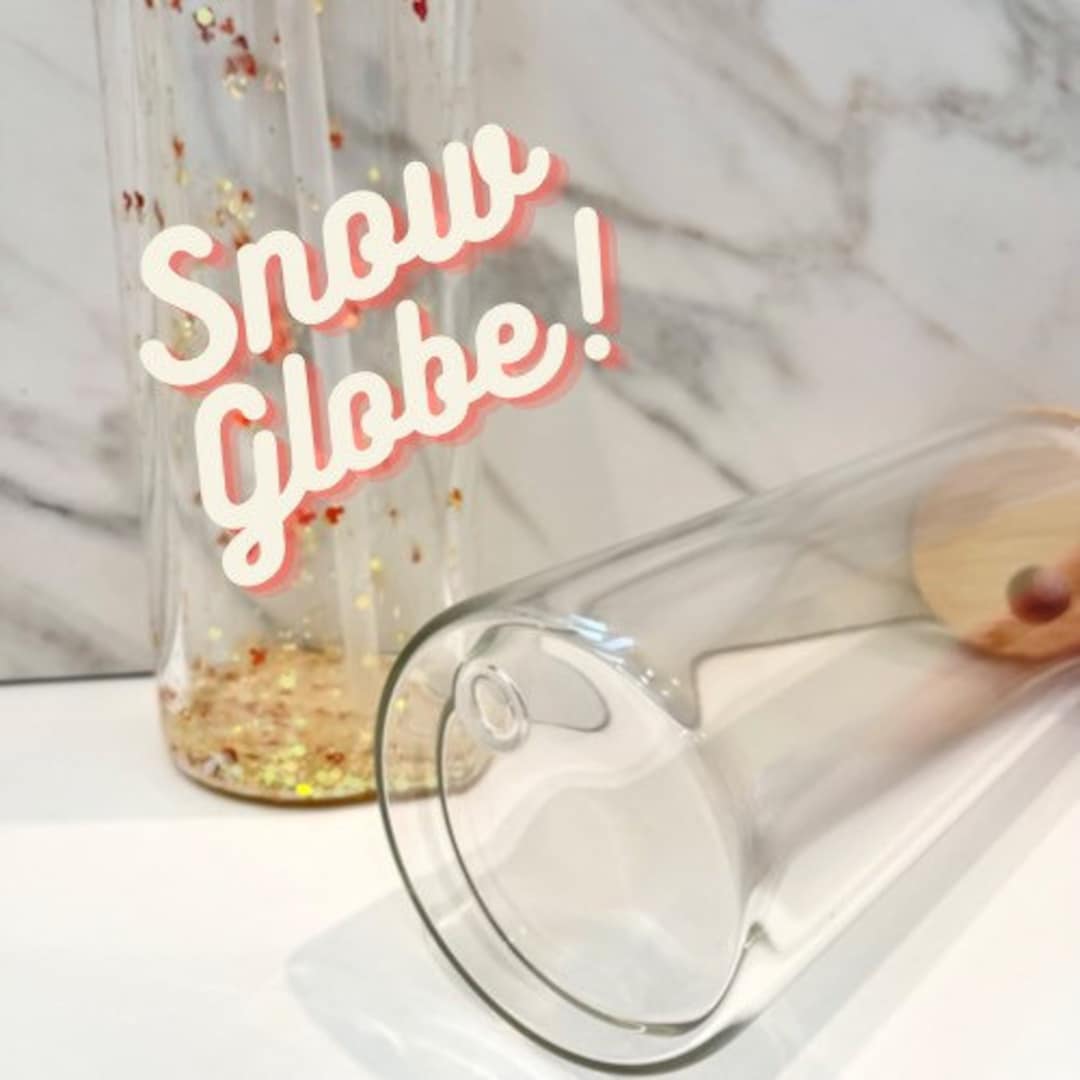 20 Oz. Glass Can Snow Globe DIY - Etsy