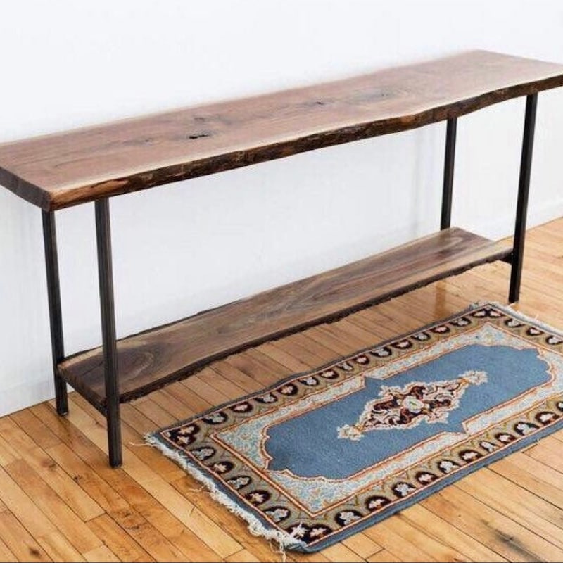 Live Edge Console - Etsy