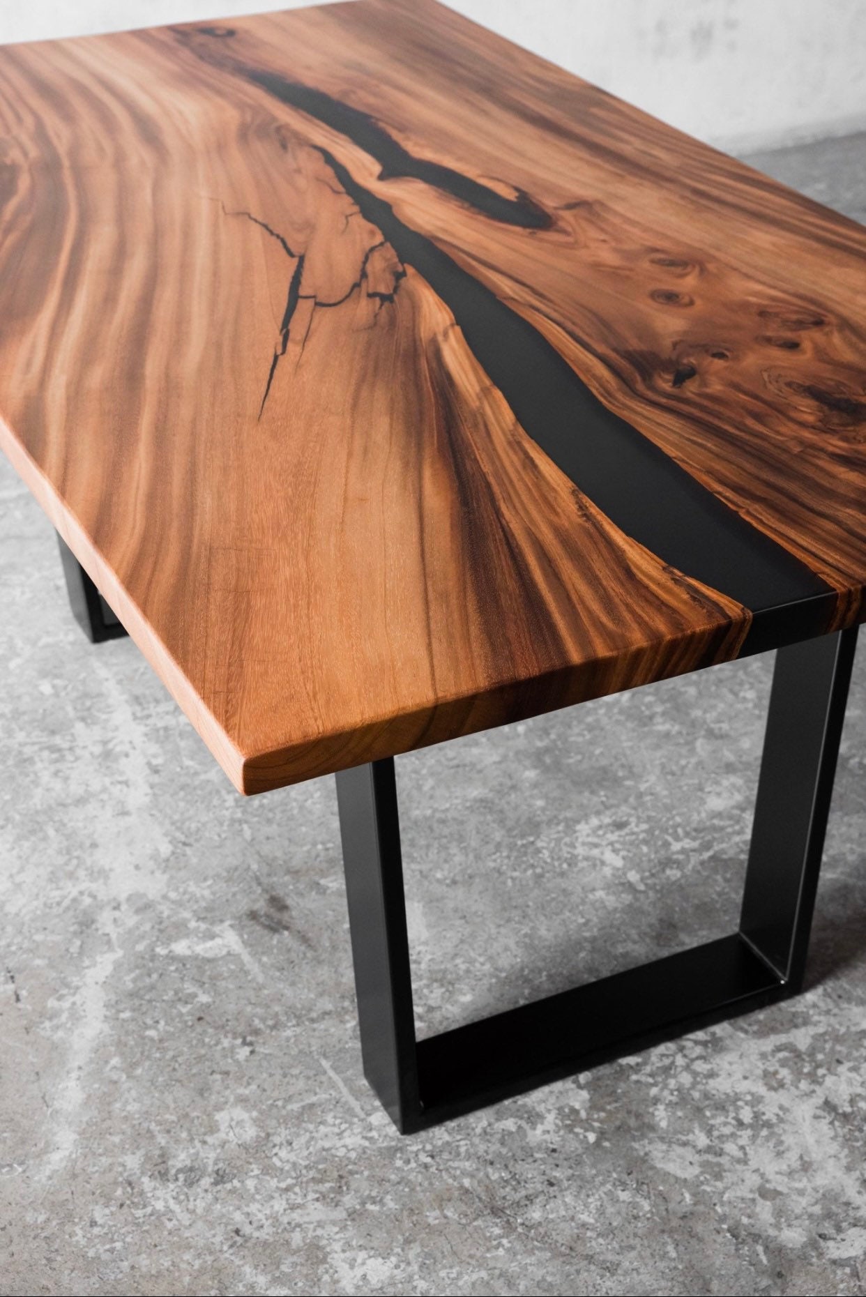Monkeypod Home Office Desk / Dining Table - Etsy