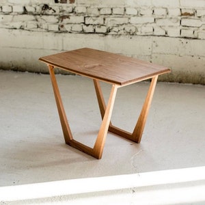 Minimalist End Table / Mid Century Modern End Table / Scandinavian Side ...