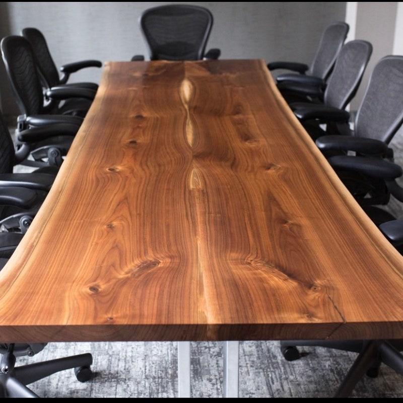 Oak Live Edge Table - Etsy